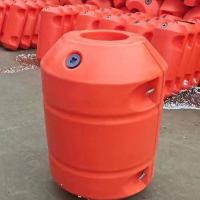 China Corrosion Resistant HDPE Dredge Pipe Float 500mm OD 800mm Length for Offshore Pipe Laying for sale