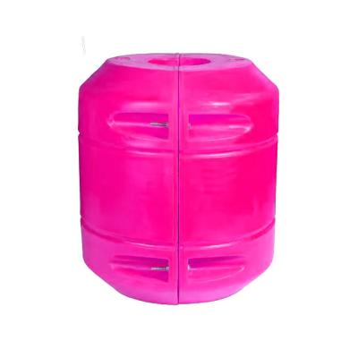China Impact Resistant HDPE Hose Pipe Floater With EPS Foam Core For Dredging Pipeline for sale