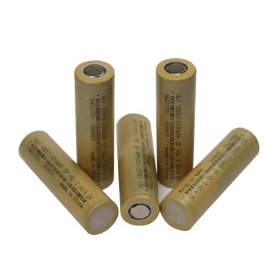 Cina 3.6V batteria al litio ricaricabile di capacità elevata 2200mah 18650 per l'aspirapolvere in vendita