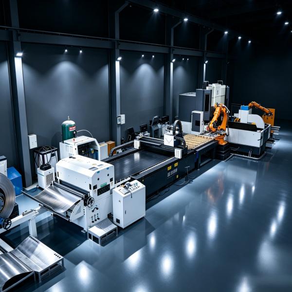 Quality Fully Automated FMS with High-Flexibility Architecture for 10 Tons Max Coil Weight Sheet Metal Bending Production Line for sale