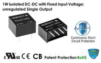 China 5VDC DC DC Converter Module Step Down 15VDC IEC60950 With Fixed Input Voltage for sale