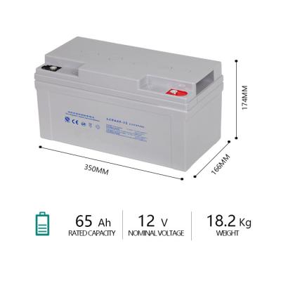 Cina La piena capacità SLA ha sigillato la batteria al piombo 65Ah 12v LCPA in vendita