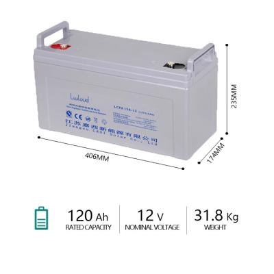 Cina manutenzione profonda della batteria del ciclo di UPS della batteria di 120Ah Sla Vrla libera in vendita