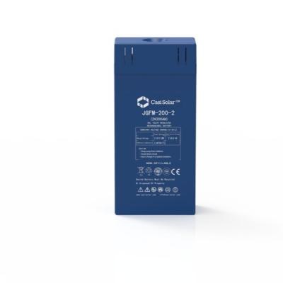 Cina Copertura di plastica del ciclo del gel di volt 200ah del marinaio 2 dell'ABS ricaricabile profondo della batteria in vendita