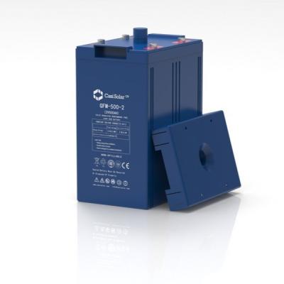 Cina Batteria profonda libera del gel del ciclo di manutenzione 2v 500ah per l'alimentazione elettrica di comunicazione in vendita