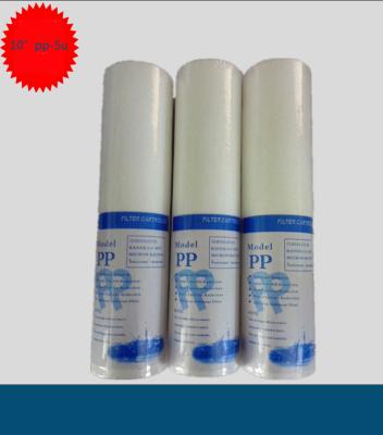 China 10" PP Melt Blown Water Filter Cartridge Spun PP Sediment Filter for sale