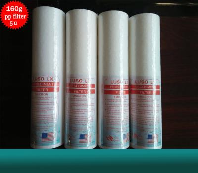 Китай Расплавьте надутый закрученный патрон фильтра 160g PP 10