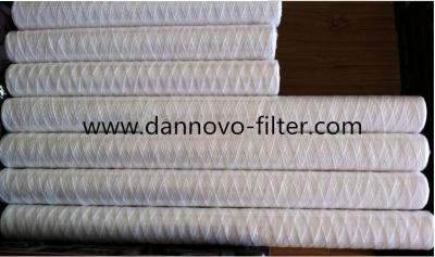 Китай 10'' pp cotton  string wound cheap water filter cartridge with core продается