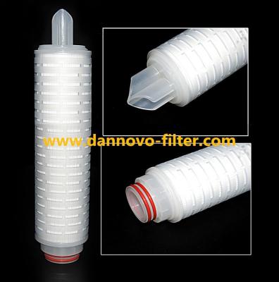 China 5 Micron Polypropylene Membrane PP Pleated Water Filter Cartridge for sale