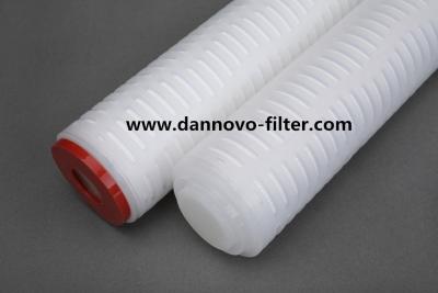 China Chemical Industry 5um PP Membrane Pleated Liquid Filter Cartridge for sale