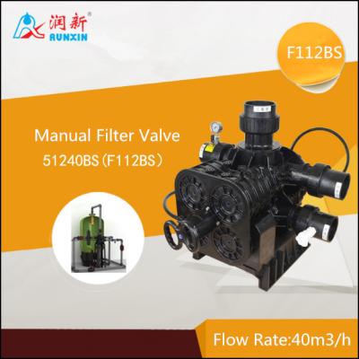 China Runxin Manual Filter Control Valve F112BS with 40M3/H Flow Rate For Water Filter for sale