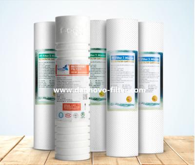 China 10 inch polypropylene water filter cartridge sediment purifer for household filter for sale