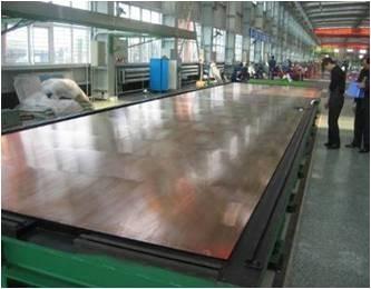 Explosive Welding Bimetallic Plate Copper C11000 Carbon Steel SA516 GR.70