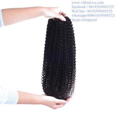 China factory price Hair Weaves For Black Women, Brazilian 6a kinky curly hair extension for sale