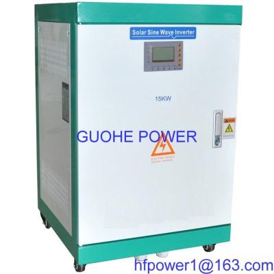 China Off grid inverter, low frequency pure sine wave inverter, capacity 15kw for sale