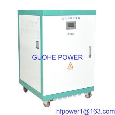 China Solar pump inverter  63kw for sale
