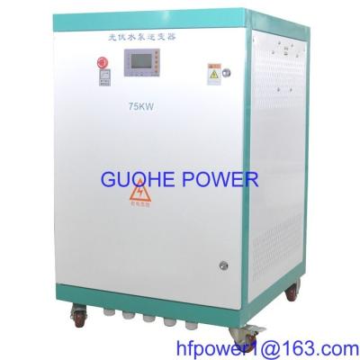 China Solar pump inverter  75kw for sale