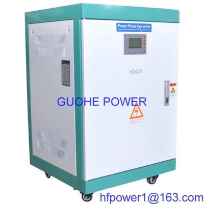 China Single phase to triple phase converter  capacity 10kw for sale