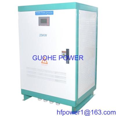 China Single phase to triple phase converter  capacity 25kw for sale