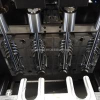 China 500ML PET Bottle Making Machine / Semi Automatic 4 Cavity / Small Plastic Bottle Blower for sale
