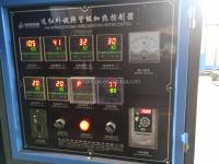 China Semi Automatic 4 Cavity 500ML Small Plastic Bottle Making Machine with Speed Blue Design for sale