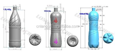 Cina Altre caratteristiche incluse 4 Mould Piccole bottiglie di plastica macchina di produzione in vendita