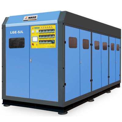 China Semi Automatic Pet Bottle Blow Molding Machine 5000 ml Bottle Volume with Design for sale