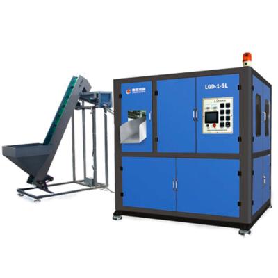 China 5 L Hollow Part Volume Semi Automatic Plastic Bottle Making Machine in South Africa for sale