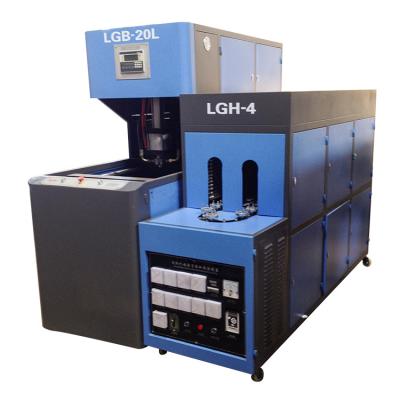 China Máquina de modelado por soplado LGB-6L Medida del calentador 1700x600x1380 mm y volumen de la pieza hueca 3000 ml en venta
