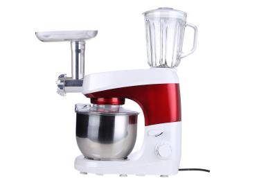 China 5L S / S Bowl Electric Food Mixer , Restaurant Stand Mixer 1000W Easy Operation for sale