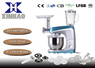 China 4 Mins Kneading 2KG Dry Flour 3 in 1 Multifunction Stand Mixer with Stylish Plastic Housing for sale