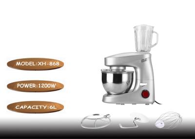 China 220 V Stand Mixer 1200 Watt Stainless Steel Mixing Bowl Kitchen Mixer Machine for sale