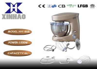 China 240V 60Hz Powerful 1200W Stand Mixer Polishing Stainless Steel Mixing Bowl for sale