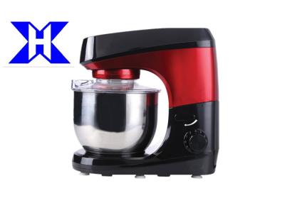 China Black Circle Decorative Spray Red Stand Mixer 220 / 240V 5 Liters Mixing Bowl for sale