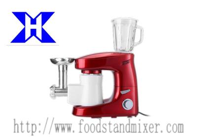 China Spray Red ABS plastic Multifuntion Stand Mixer 1000W With Meat Grinder , Blender for sale