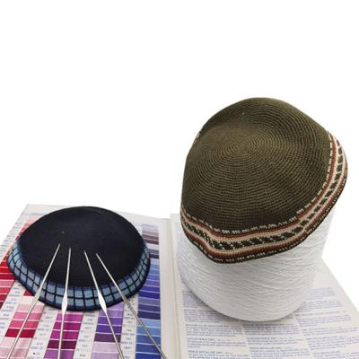 China Factory wholesale Kippah Yarmulke Jewish Judaica Kippa Yamakah Yarmulka, Crochet Kippah Knit Yarmulke Yarmulke Wedding for sale