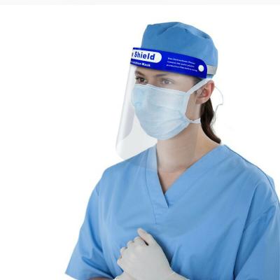 China Factory Wholesale Transparent Plastic Sanitary Clear Face Mask, transparent full face shield mask anti fog for sale