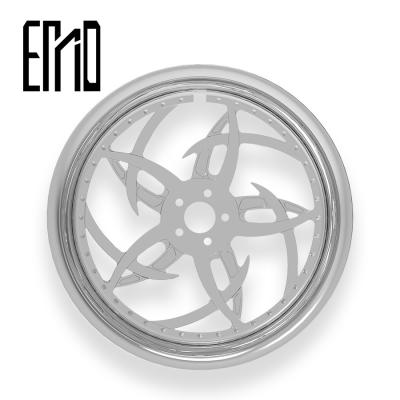 Cina INCA LG-14 Aluminum Harley Rim Custom Motocicletta Ruota Nero in vendita