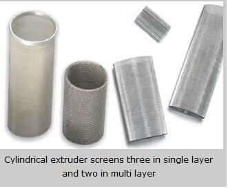 China Cylindrical Extruder Screen for sale