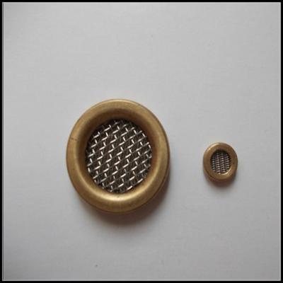 China Sus 304 Brass Edge Closed Wire Mesh Filter Discs for sale