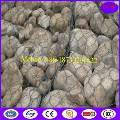 China Caja hexagonal de China Galfan Gabion en venta