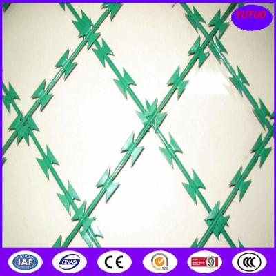 China high security Bto-22 razor flat welded wire mesh factory for sale