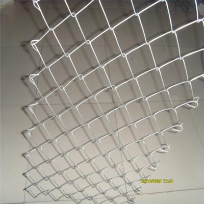 China High Security 60 x 60mm 2.5mm diamond galvanized chain link fence for sale