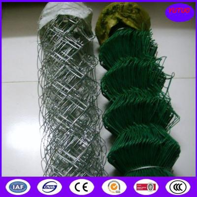 China Low carbon iron wire material and chain link mesh type chain link wire mesh for sale