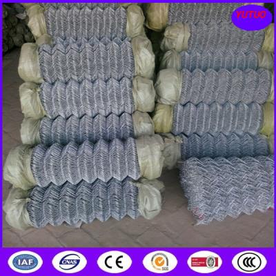 China Low carbon iron wire material and chain link mesh type chain link wire mesh for sale
