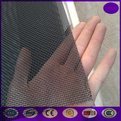 China bulletproof security 14 mesh 0.5mm Cyclone Crimped screens mesh Sliding stacker doubledoor for sale