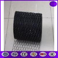 China Black Vinyl Chicken Wire Mesh Panels for  construction for sale
