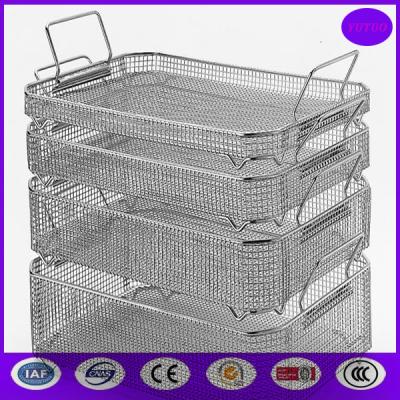 cesta de la esterilización de la malla de alambre/PRECIO médico de la bandeja de la autoclave