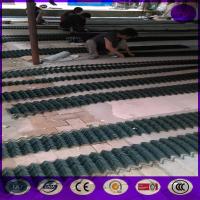China Plastic/ vinyl coated chain link fence for sale