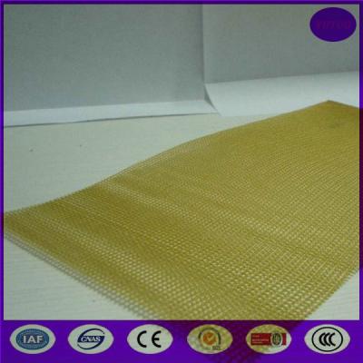 malla de alambre de cobre amarillo de 200 micrones, diámetro 0.12m m del alambre para proteger hecha en China